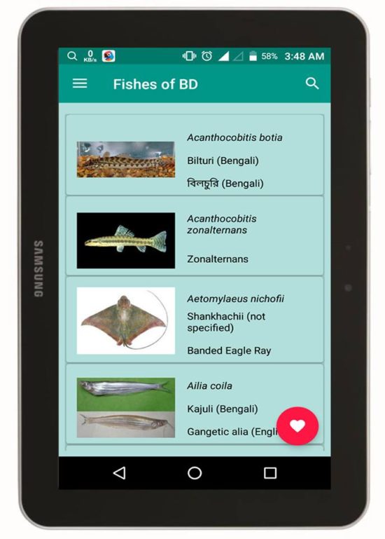 অ্যাপস পরিচিতি: Fishes of BD – BdFISH Bangla
